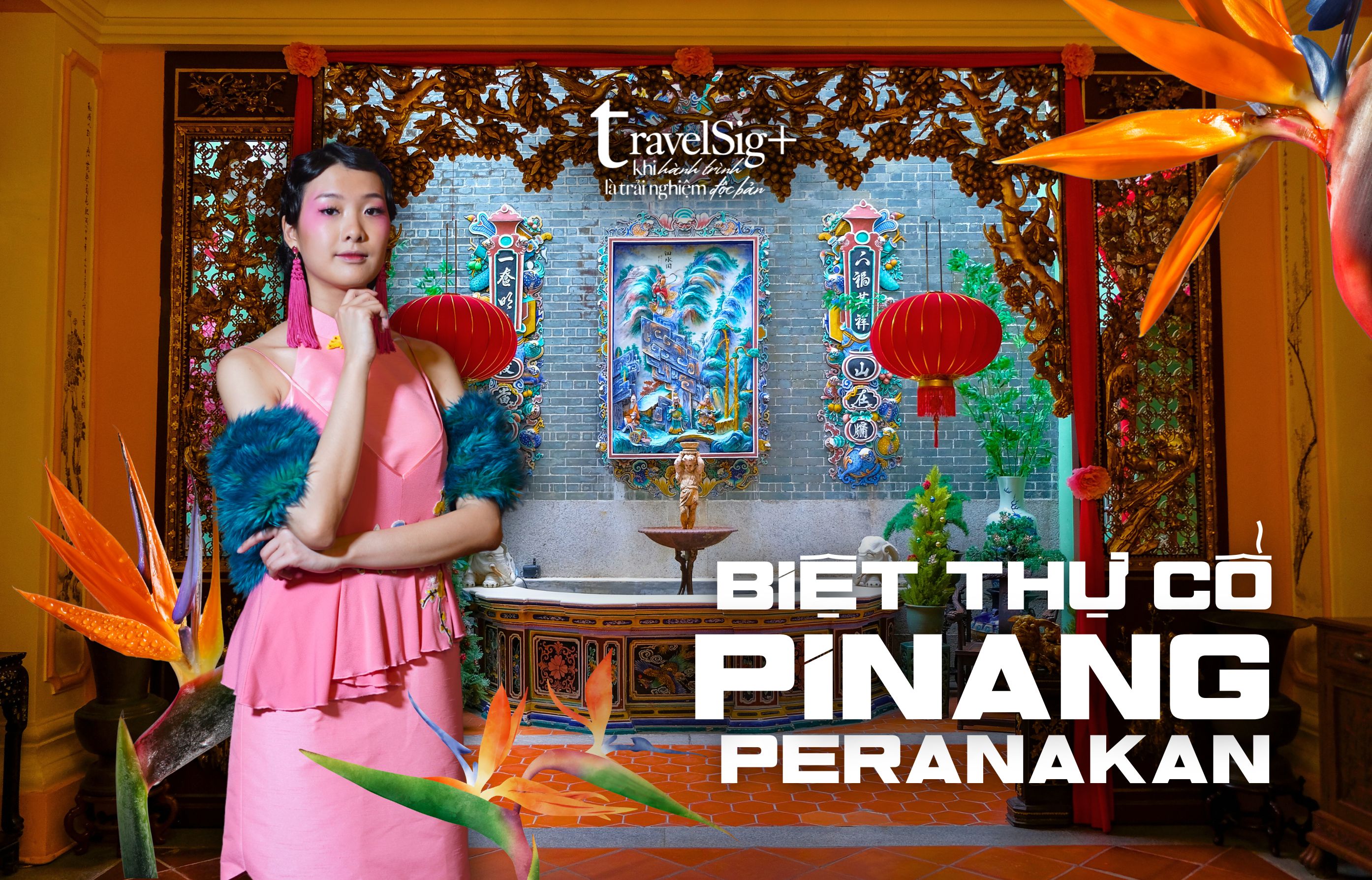 Say đắm trước vẻ đẹp rực rỡ ở ngôi biệt thự cổ Pinang Peranakan